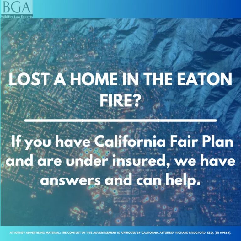 Eaton Fire California FAIR Plan Claims | Help for Underinsured Victims